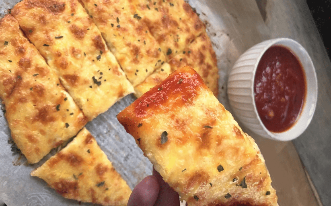 Keto Cheesy Garlic Breadsticks Yummy Diet Keto