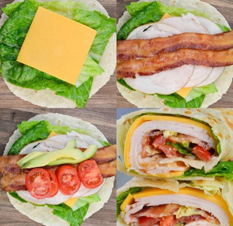 Keto California Turkey Club Wrap - Diet keto